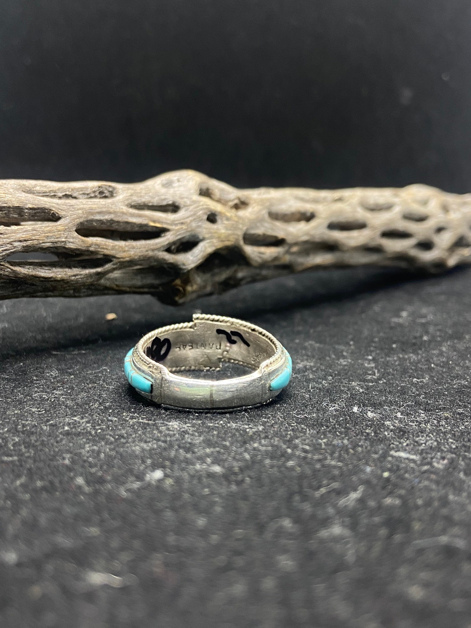 Handmade Native American Zuni Inlay Sleeping Beauty Turquoise - Etsy