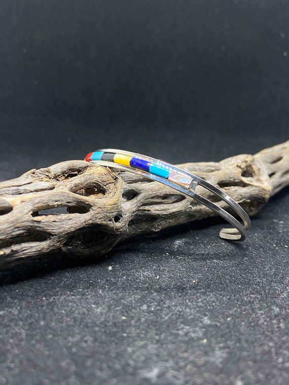 Handmade Native American Zuni Inlay Multicolor / Multi Stone - Etsy