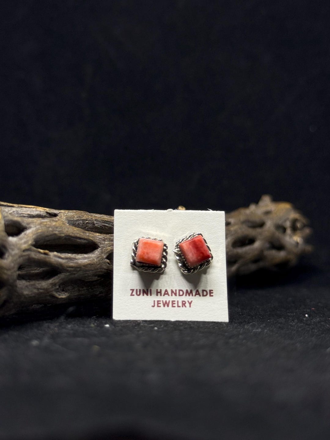 Handmade Native American Navajo Red Spiny Oyster Shell Sterling Silver ...