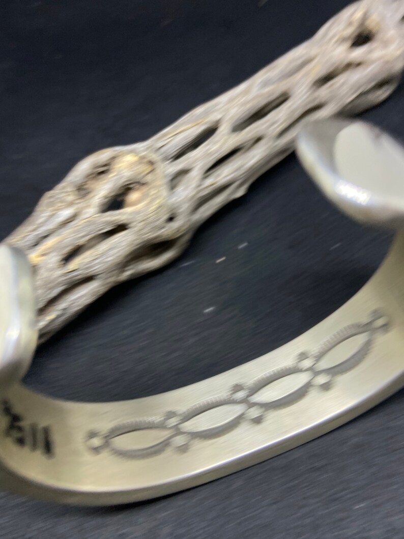 Handmade Native American Navajo Plain Sterling Silver Cuff | Etsy