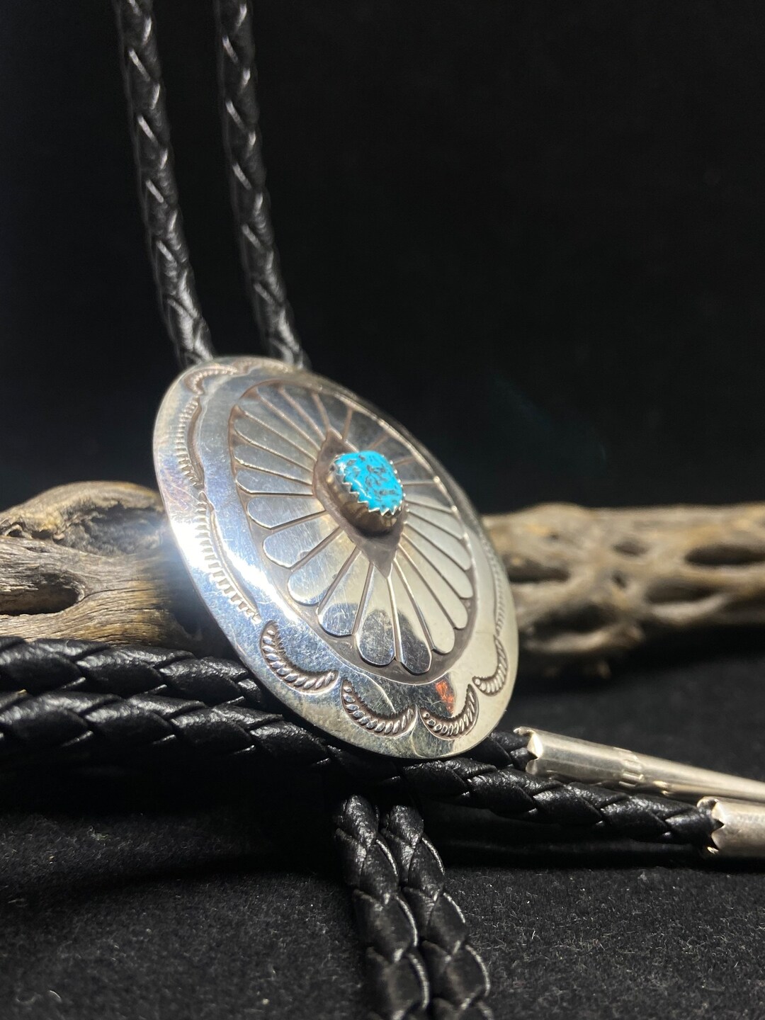 Handmade Native American Navajo King Man Turquoise Sterling Silver ...