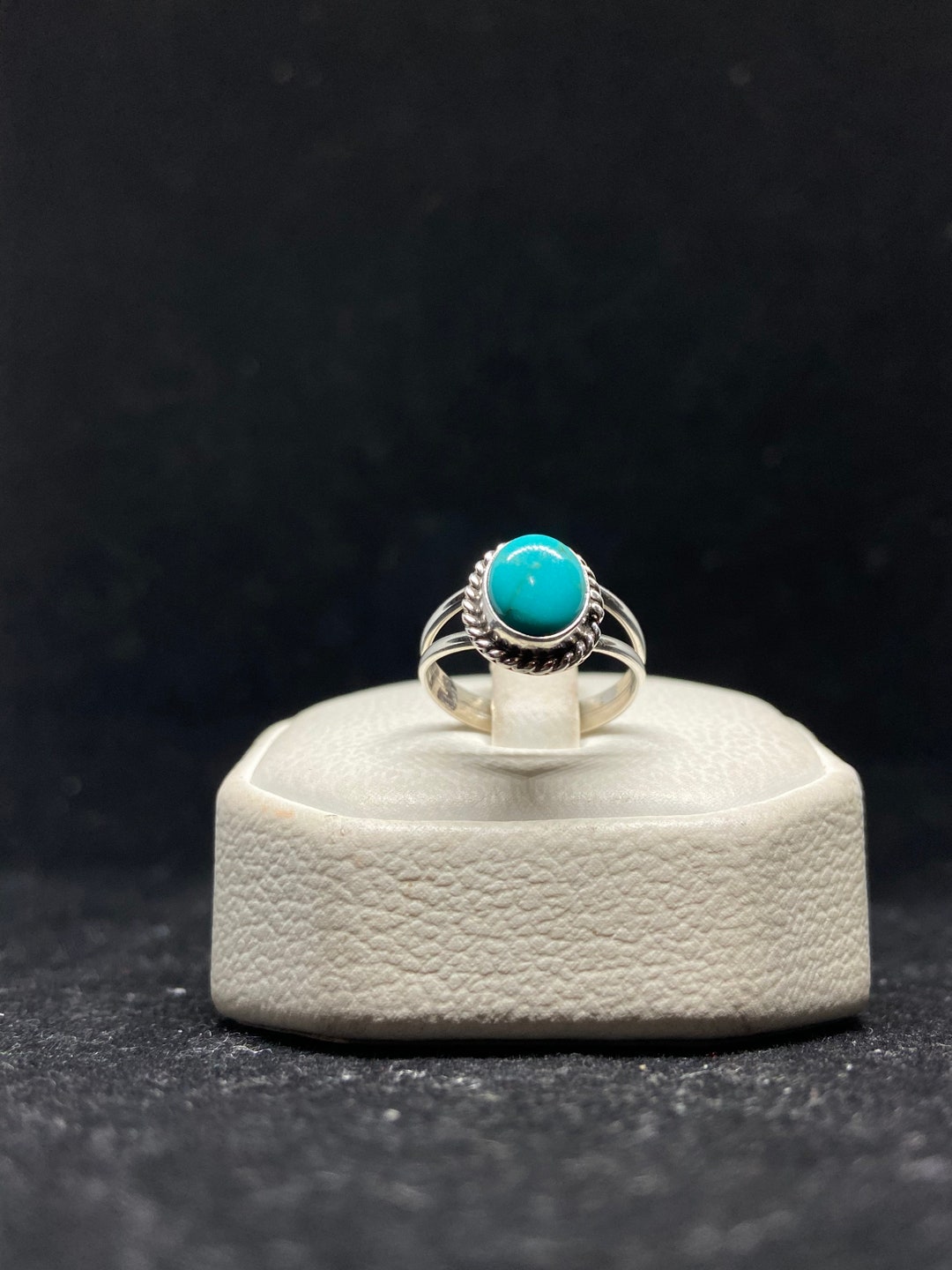 Handmade Native American Navajo Sleeping Beauty Turquoise Sterling ...