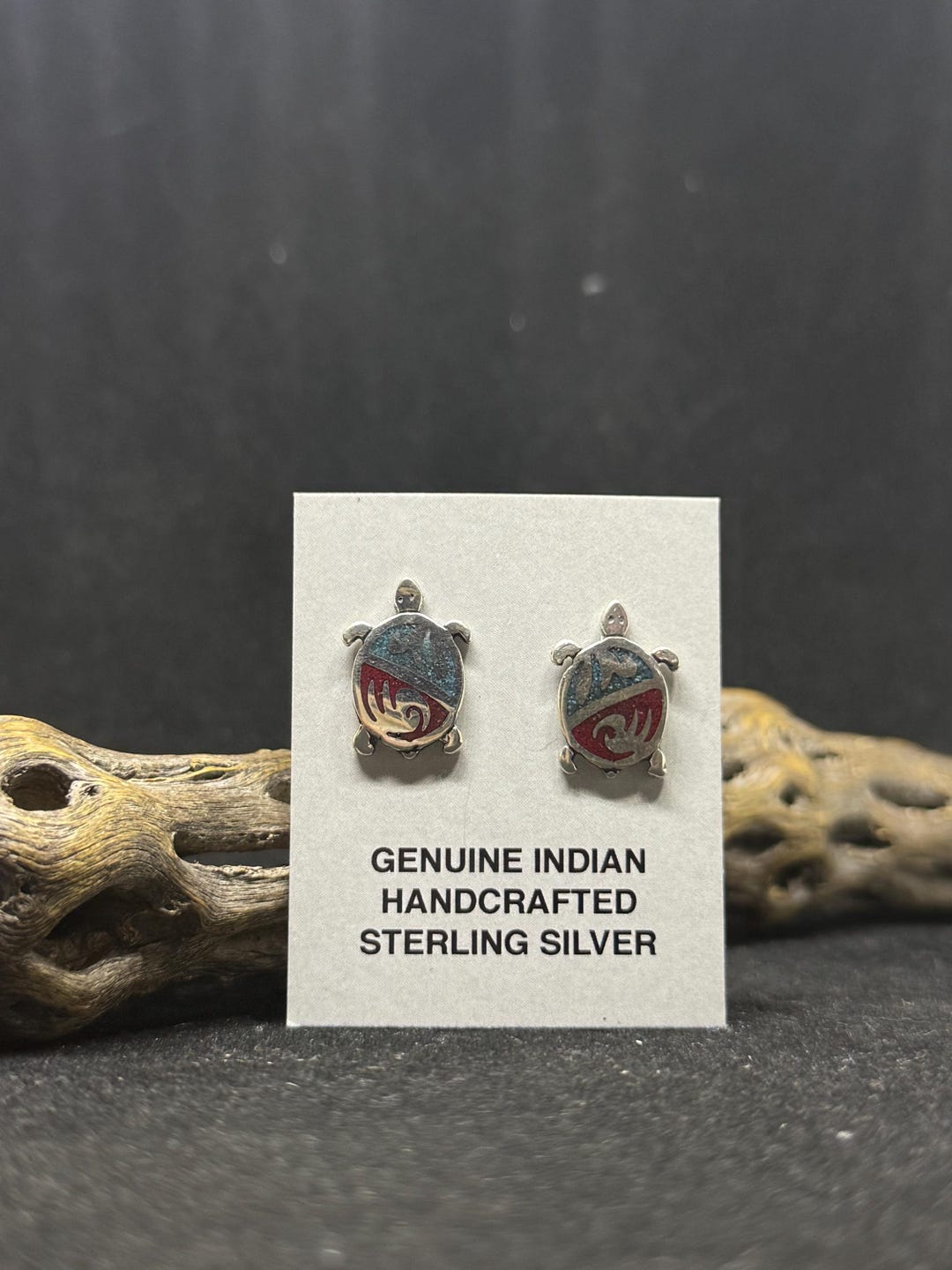 Handmade Native American Navajo Chip Inlay Sleeping Beauty Turquoise ...