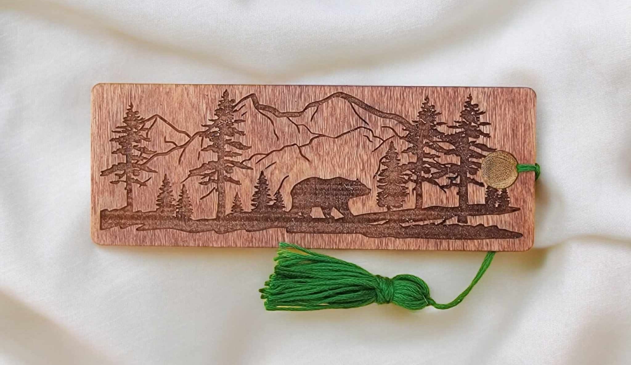 Handcrafted Wooden Bookmarks | Nature-inspired Cut-out Designs With ...