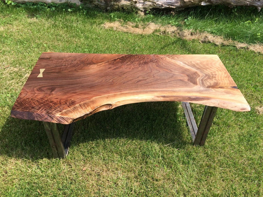 Live Edge Black Walnut Coffee Table - Etsy