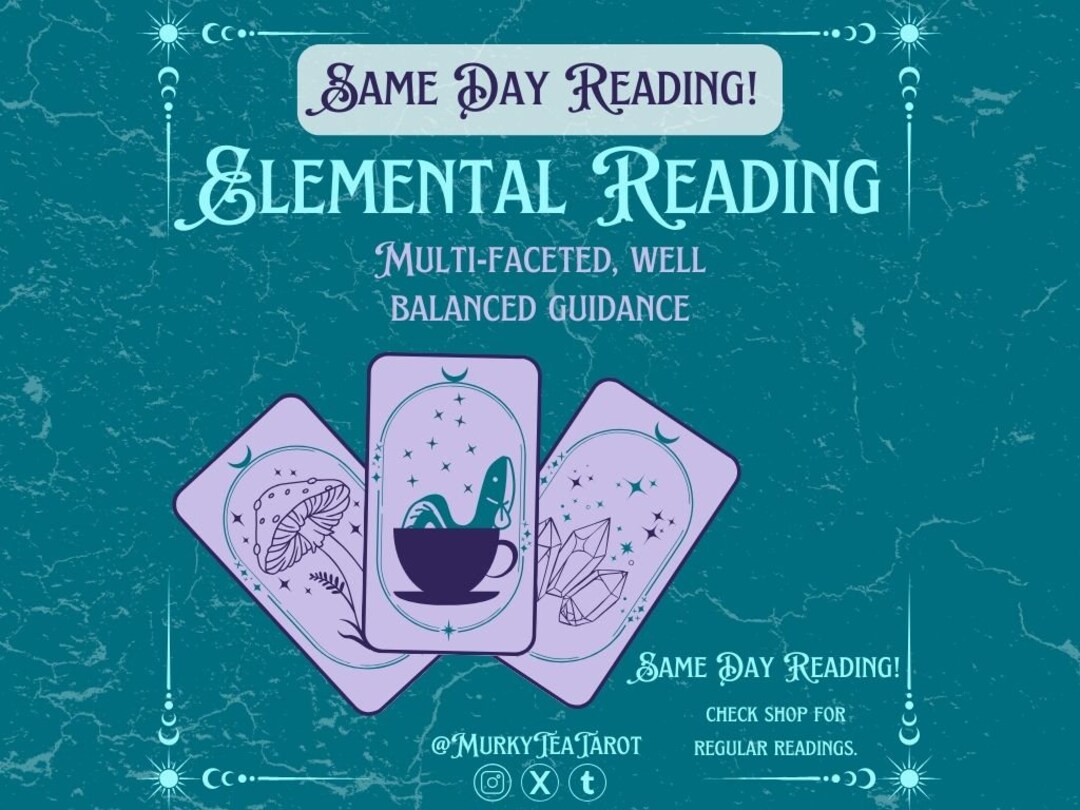 Same Day Elemental Insight Tarot Reading: Unlock the Power of the ...