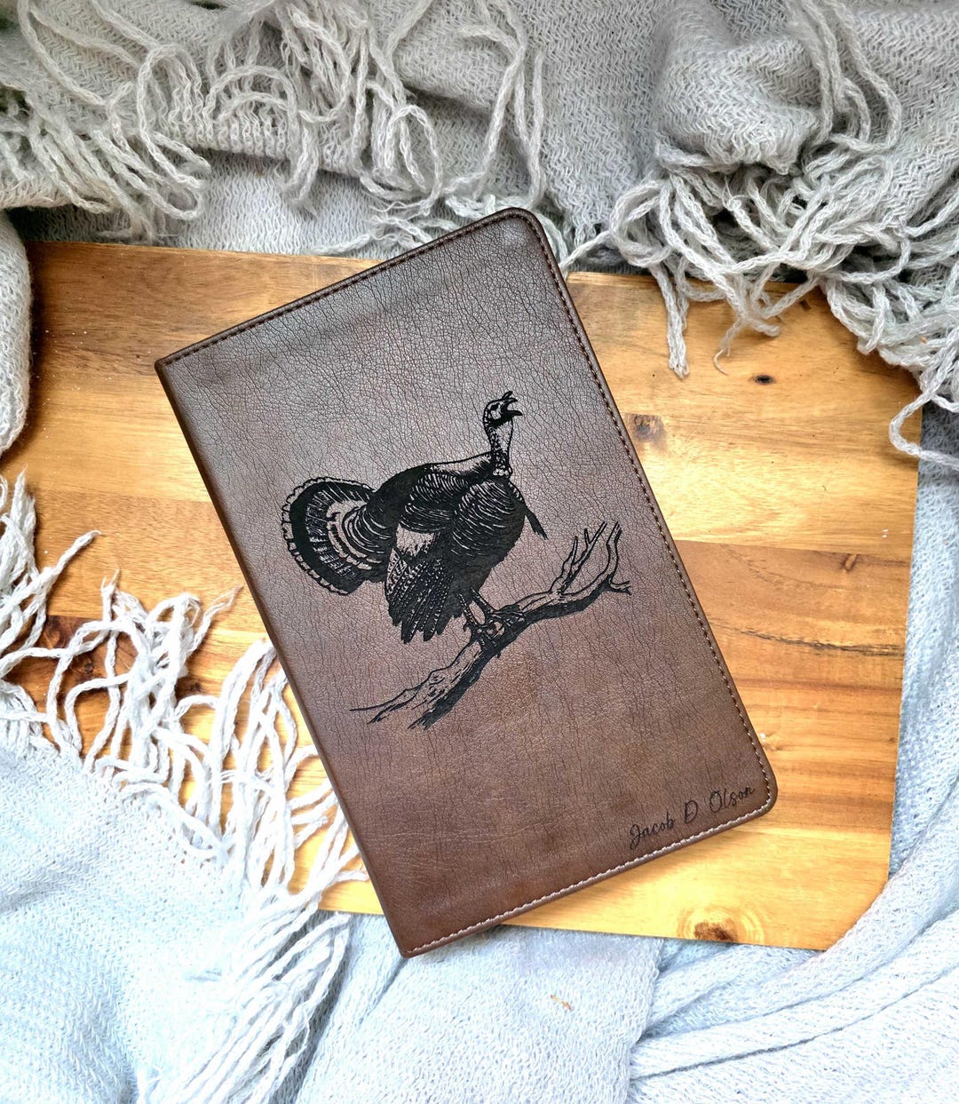 Wild Turkey Leather Bible | Personalized Leather Bible | Imitation ...