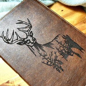 Wild Buck Leather Bible | Personalized Leather Bible | Engraved ...
