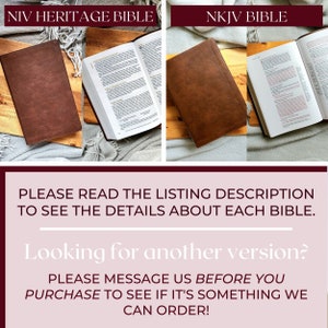 Hunter Fisher Leather Bible Personalized Leather Bible Engraved ...