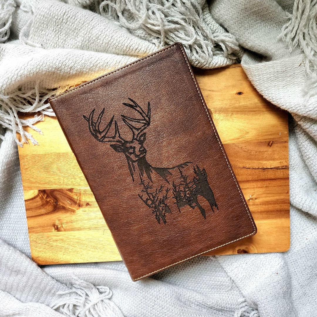 Wild Buck Leather Bible | Personalized Leather Bible | Engraved ...