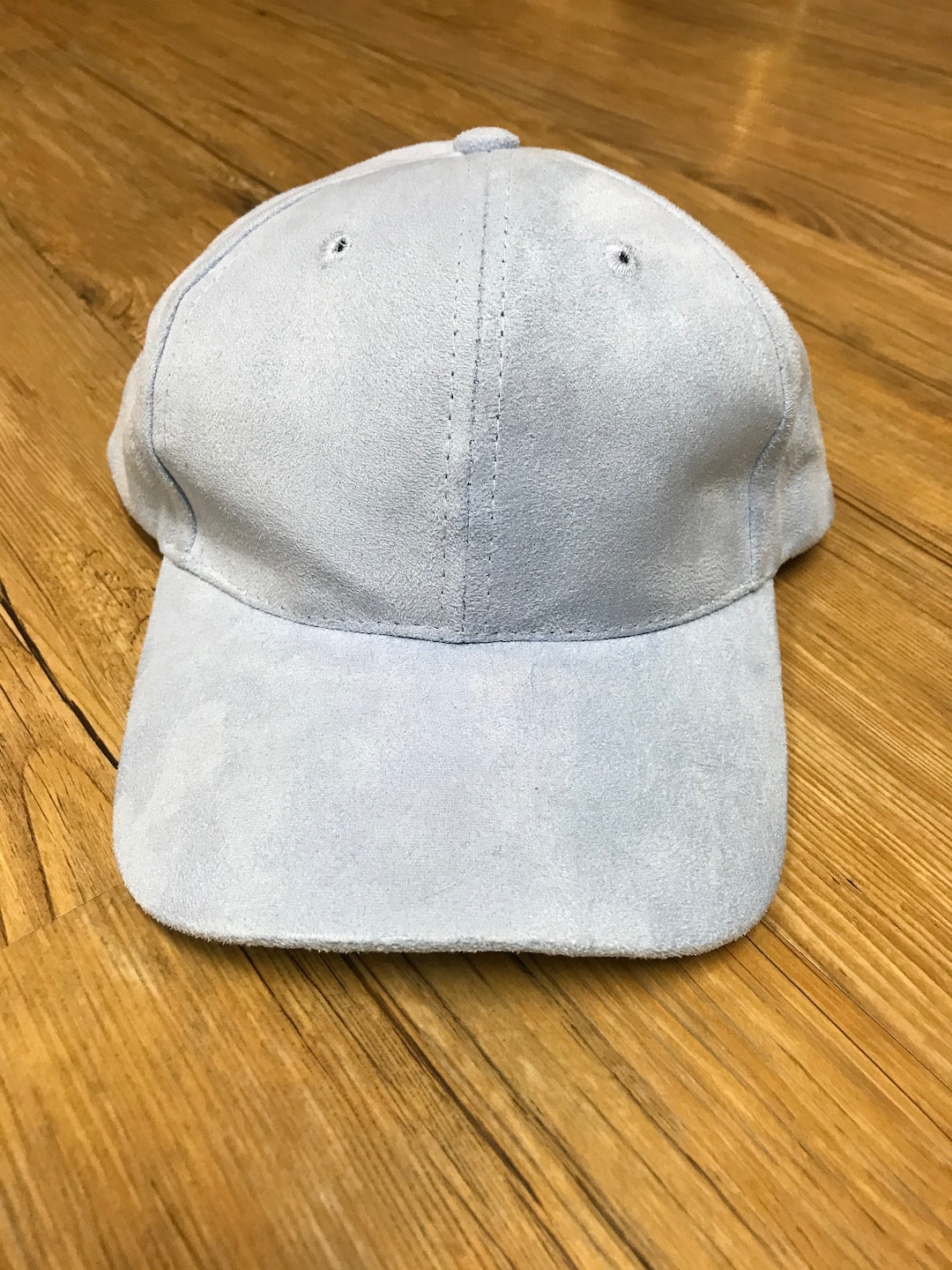 Baby Blue Suede Baseball Cap/ Kylie Jenner Style Hat - Etsy