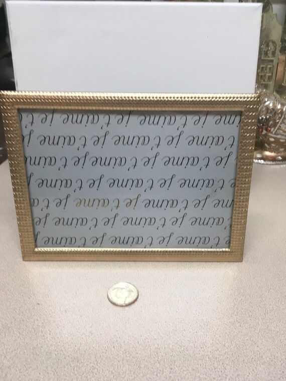 Thin gold picture frame | Etsy