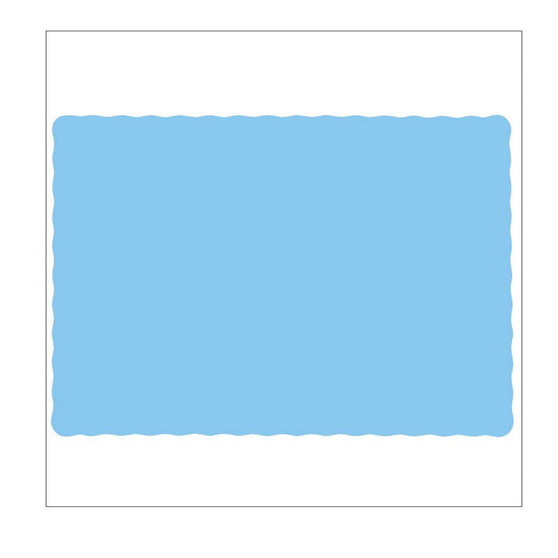 Cloth Light Blue Placemat - Etsy