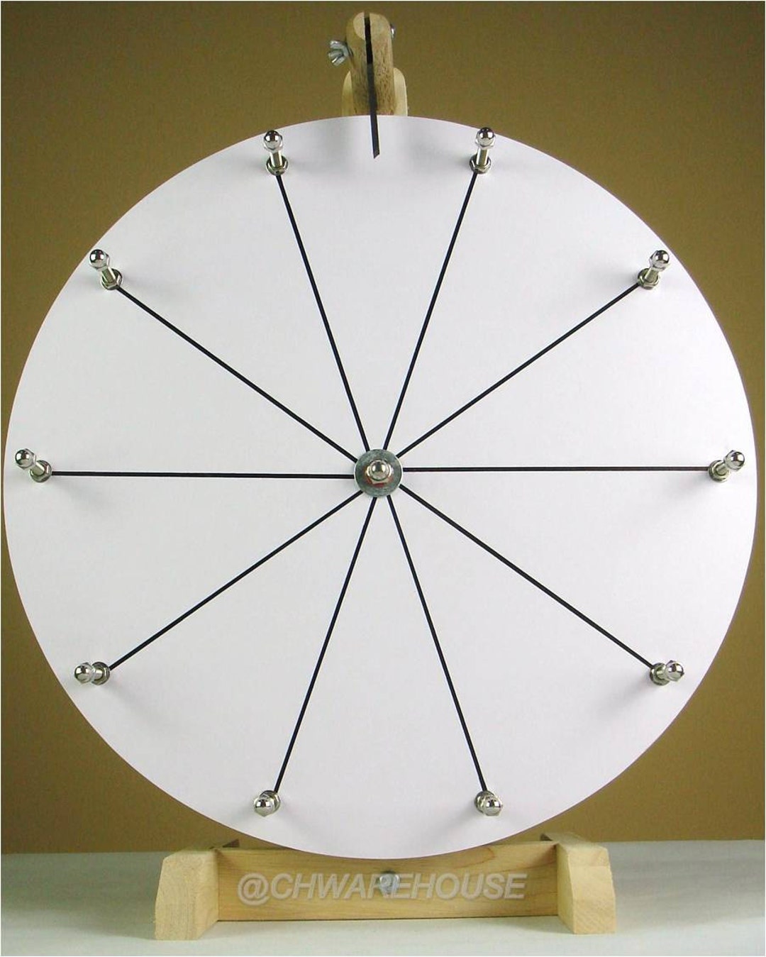 Woodwell 16 Inch White Tabletop Raffle Spinning Prize Wheel - Etsy ...