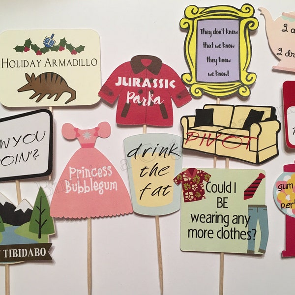 Friends Theme Cupcake Toppers - Etsy