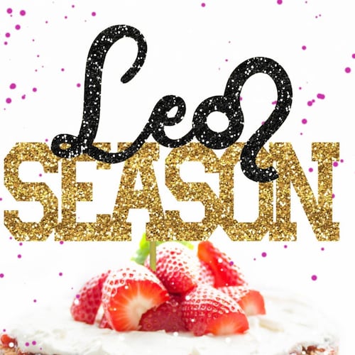 Leo Season Cake Topper. Zodiac Cake Topper. Zodiac Birthday - Etsy Canada