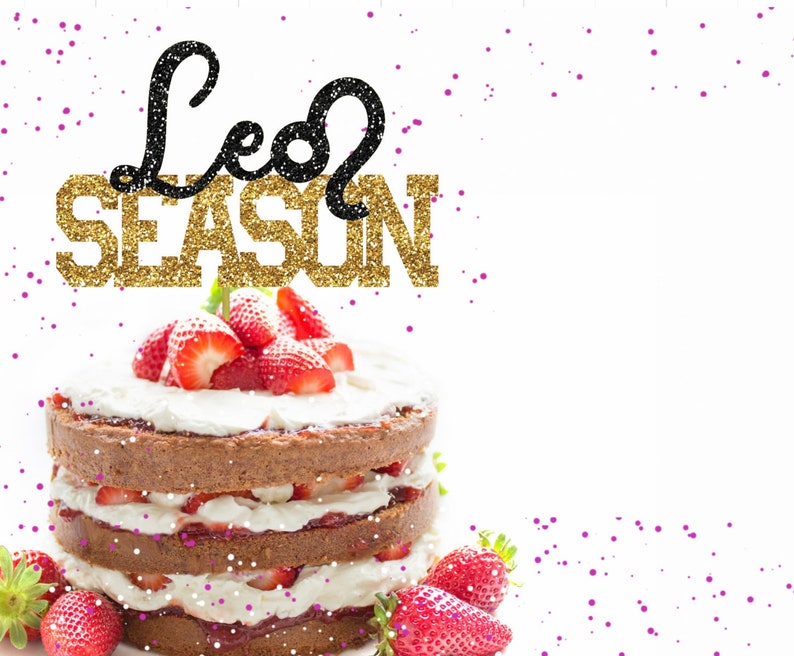 Leo Season Cake Topper. Zodiac Cake Topper. Zodiac Birthday - Etsy Canada