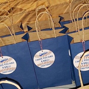 Baseball Party Tags | Baseball Theme | First Birthday | Gift Bag Tags ...