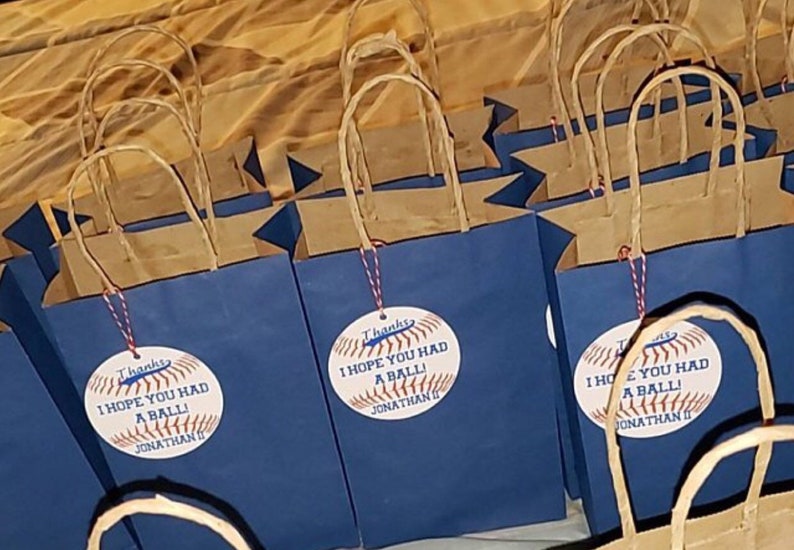 Baseball Party Tags | Baseball Theme | First Birthday | Gift Bag Tags ...