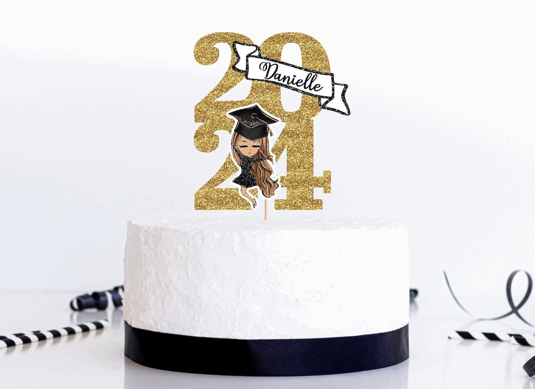 Personalized Graduation Cake Topper. Graduation Party Decorations ...