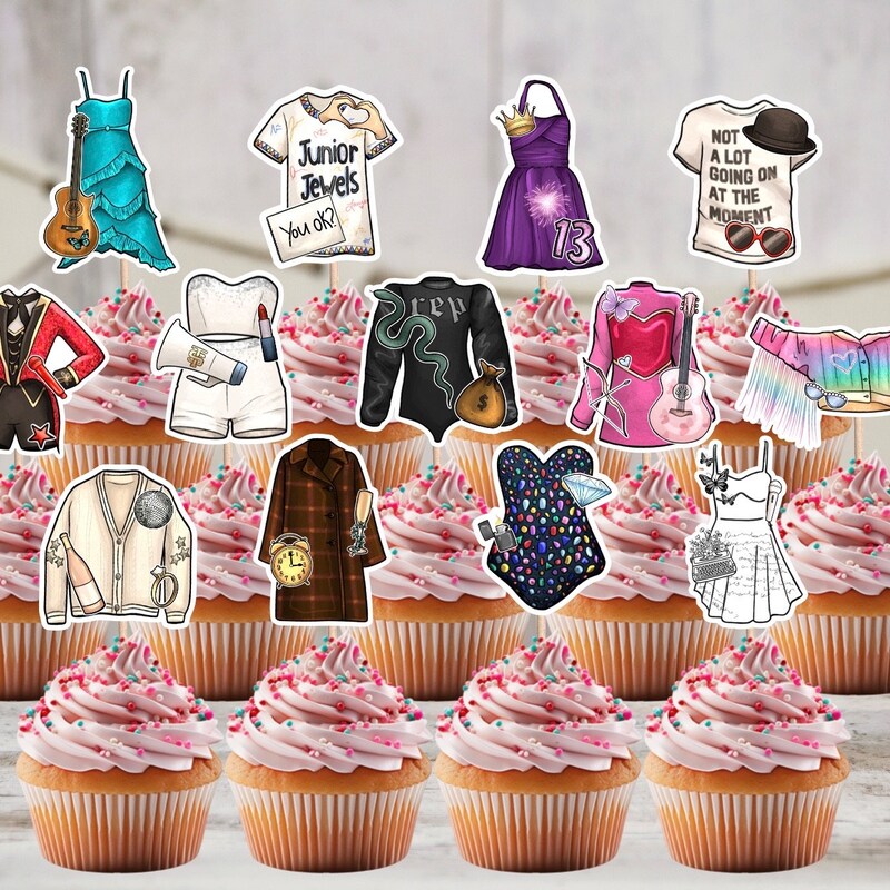 Star Cupcake Toppers - Etsy