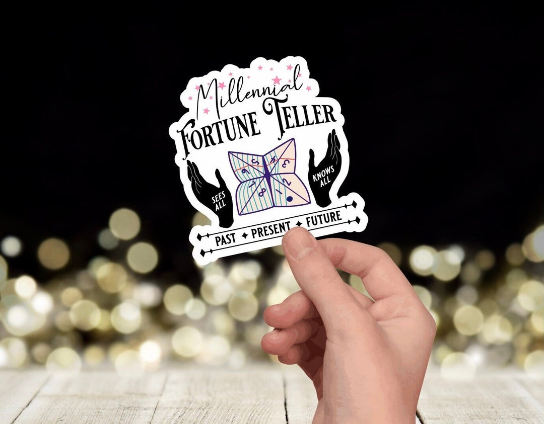 Millennial Fortune Teller Sticker - READY TO SHIP. 90s Nostalgia ...