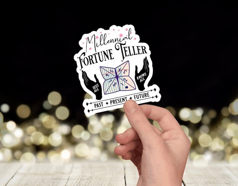 Millennial Fortune Teller Sticker - READY TO SHIP. 90s Nostalgia ...