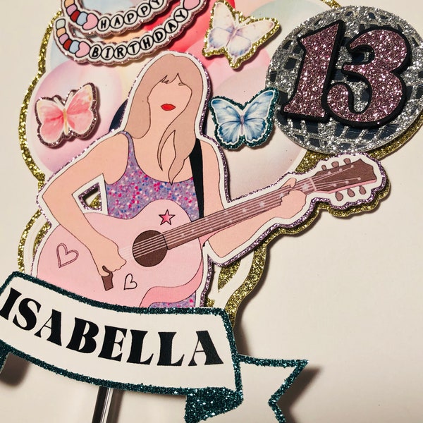 Eras Tour Cake Topper - Etsy