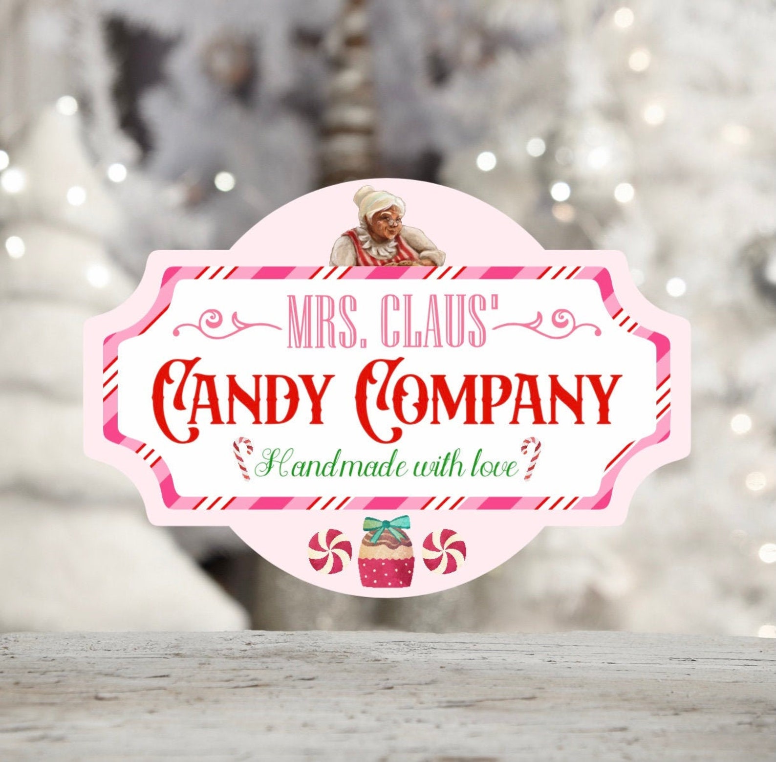 Christmas Baking Labels - Set of 8 | Cookie Swap Stickers and Labels ...