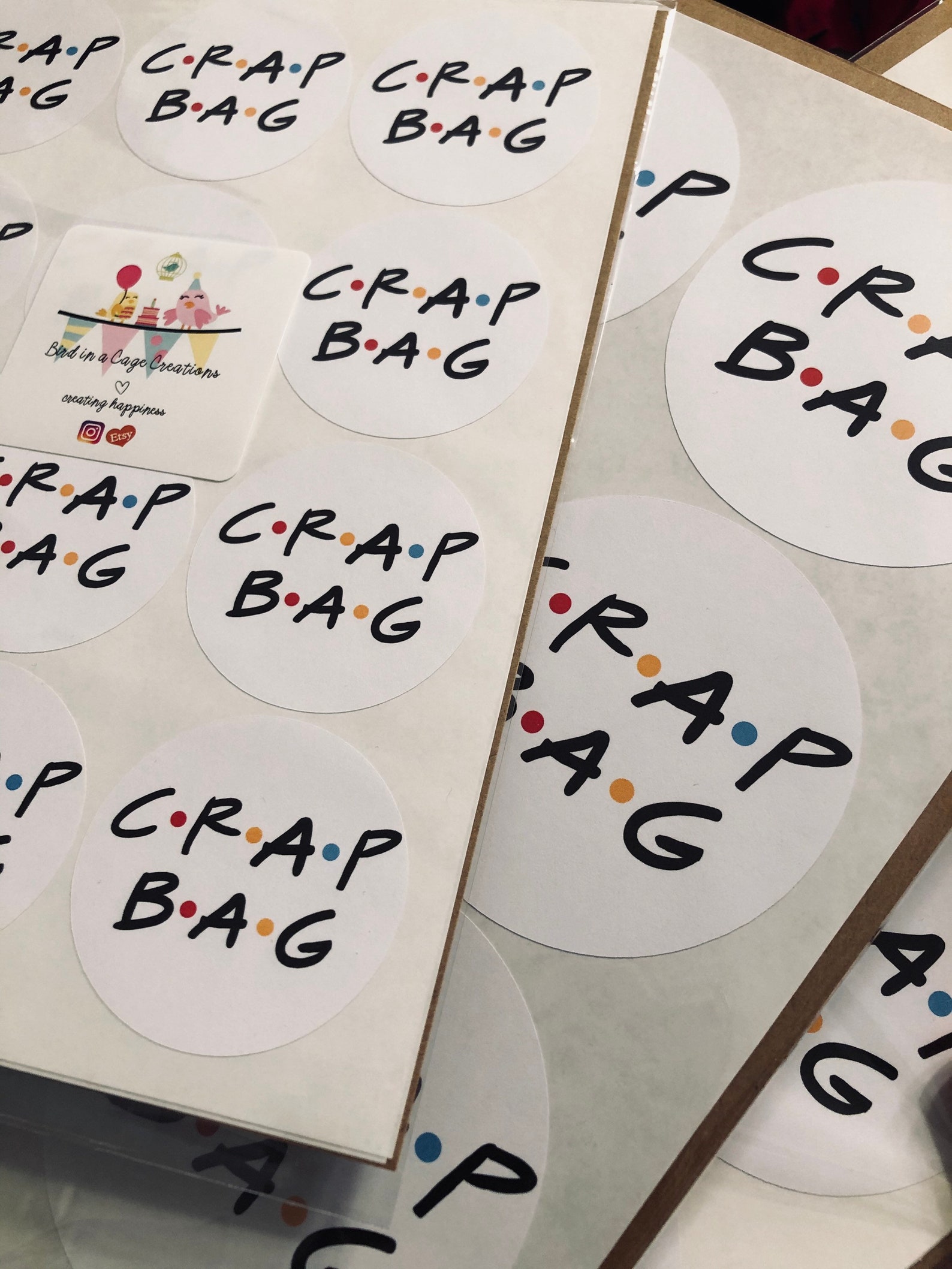 Friends Stickers Friends Theme Party Decorations Friends - Etsy