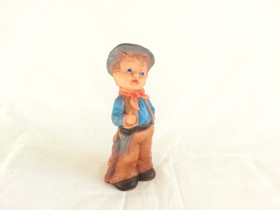Vintage Cowboy Sheriff Figure - Etsy