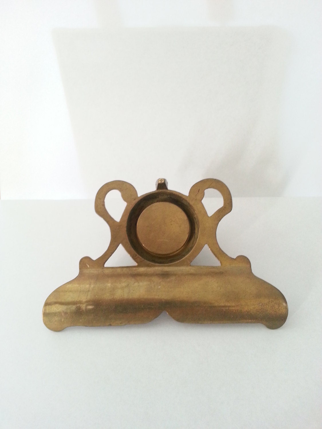 Brass Inkwell With Pen Rest - Etsy Denmark