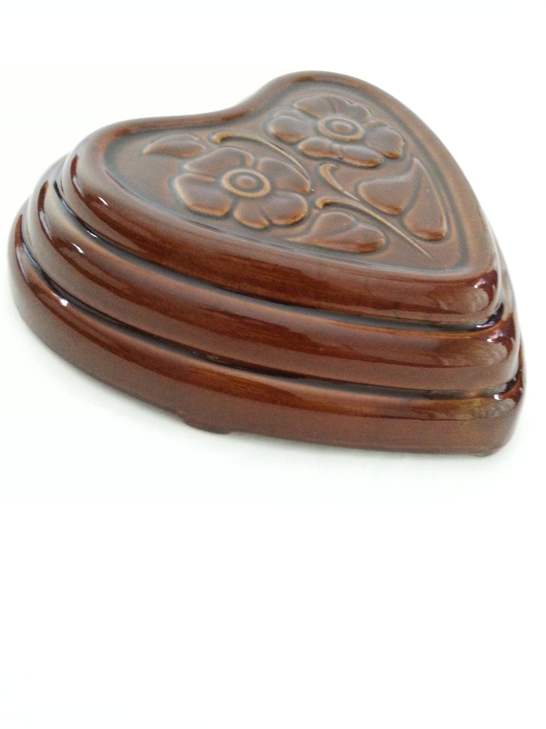 Vintage Ceramic Pudding Cake Bundt Mold Scheurich W. Germany Heart ...