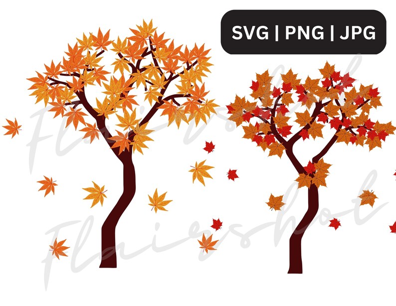 Maple Leaves SVG, Maple Tree Svg, Autumn Leaves, Digital Clip Art ...