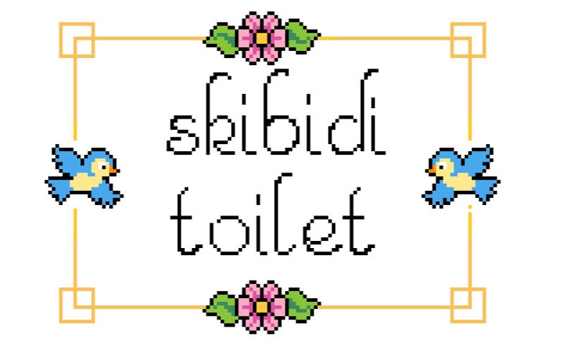 Skibidi Toilet Cross Stitch Pattern - Etsy