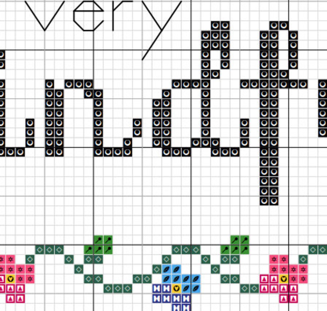 Demure and Mindful Cross Stitch Pattern - Etsy