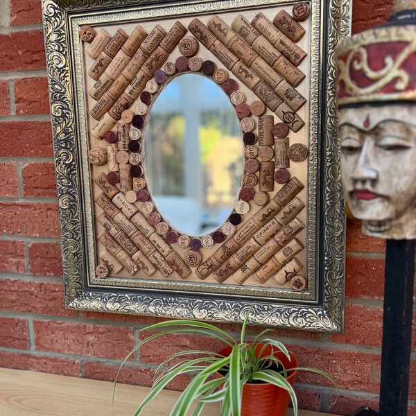 Cork Mirror - Etsy