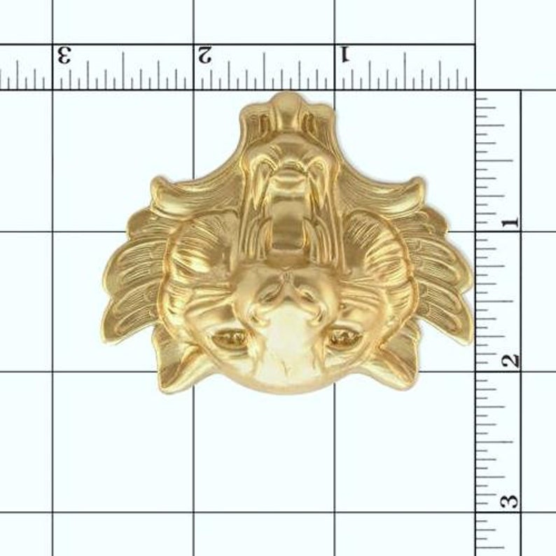 Tiger Raw Brass Stamping Saber Tooth Tiger Brass Stamping USA - Etsy