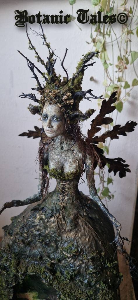 Dryad Oak Tree-wood Nymph-night Light Faerie-fairy-whimsical Art-eco ...