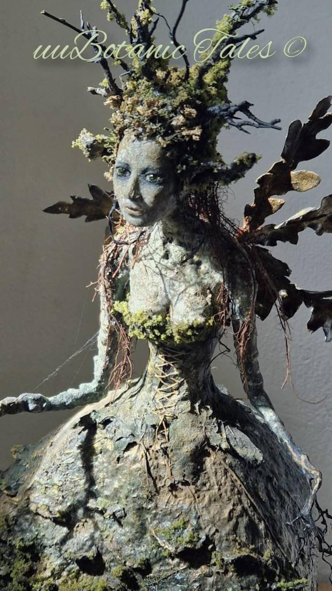 Dryad Oak Tree-wood Nymph-night Light Faerie-fairy-whimsical Art-eco ...