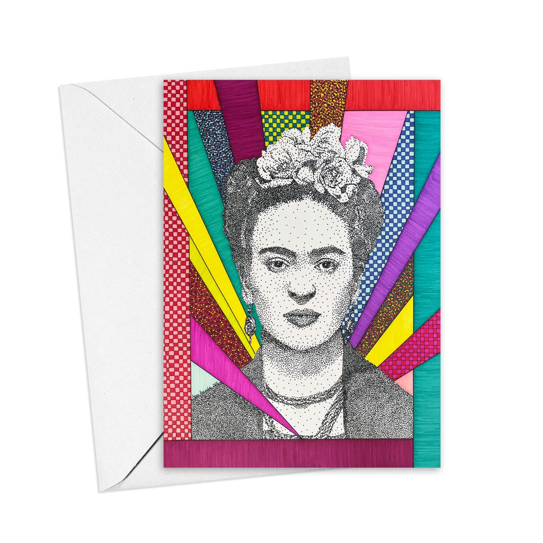 Frida Kahlo Greeting Cards, Set of 6 With Envelopes, Thank You Notes ...