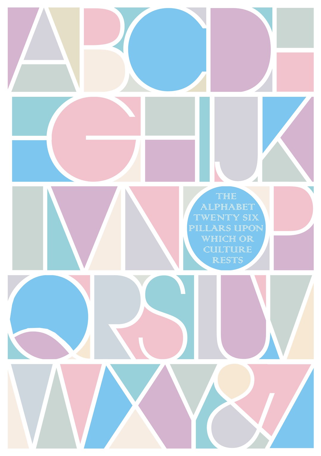 ALPHABET POSTER - Etsy