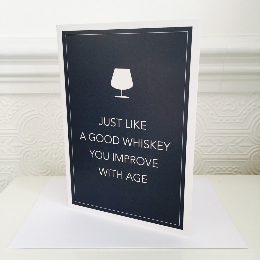 IMPROVE WITH AGE Greetings Card - Etsy