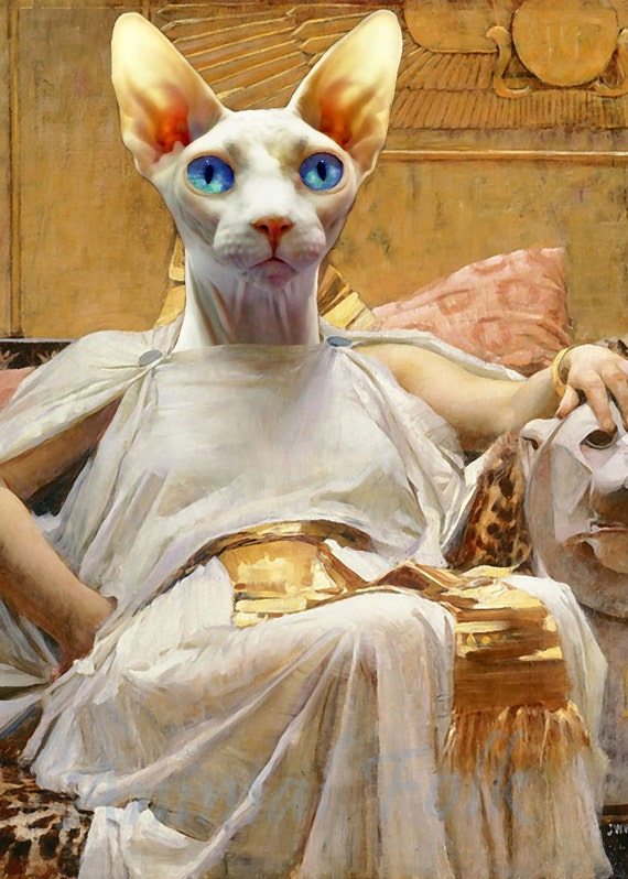 Ancient Egyptian Sphinx Cat