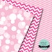 Pink Digital Paper, Scrapbooking Paper, Patterned, Printable, Baby ...