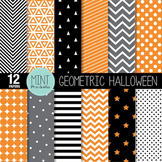 Halloween Chevron Background