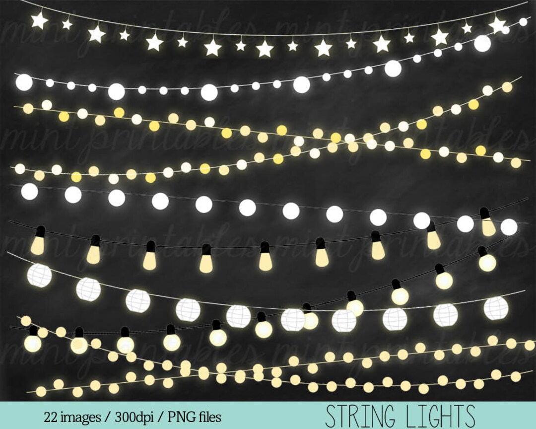Lights Clipart, Fairy Lights Clipart Clip Art, String Lights Clipart ...
