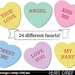 Heart Clipart, Heart Candy Clip Art, Sweethearts Candy Clipart ...
