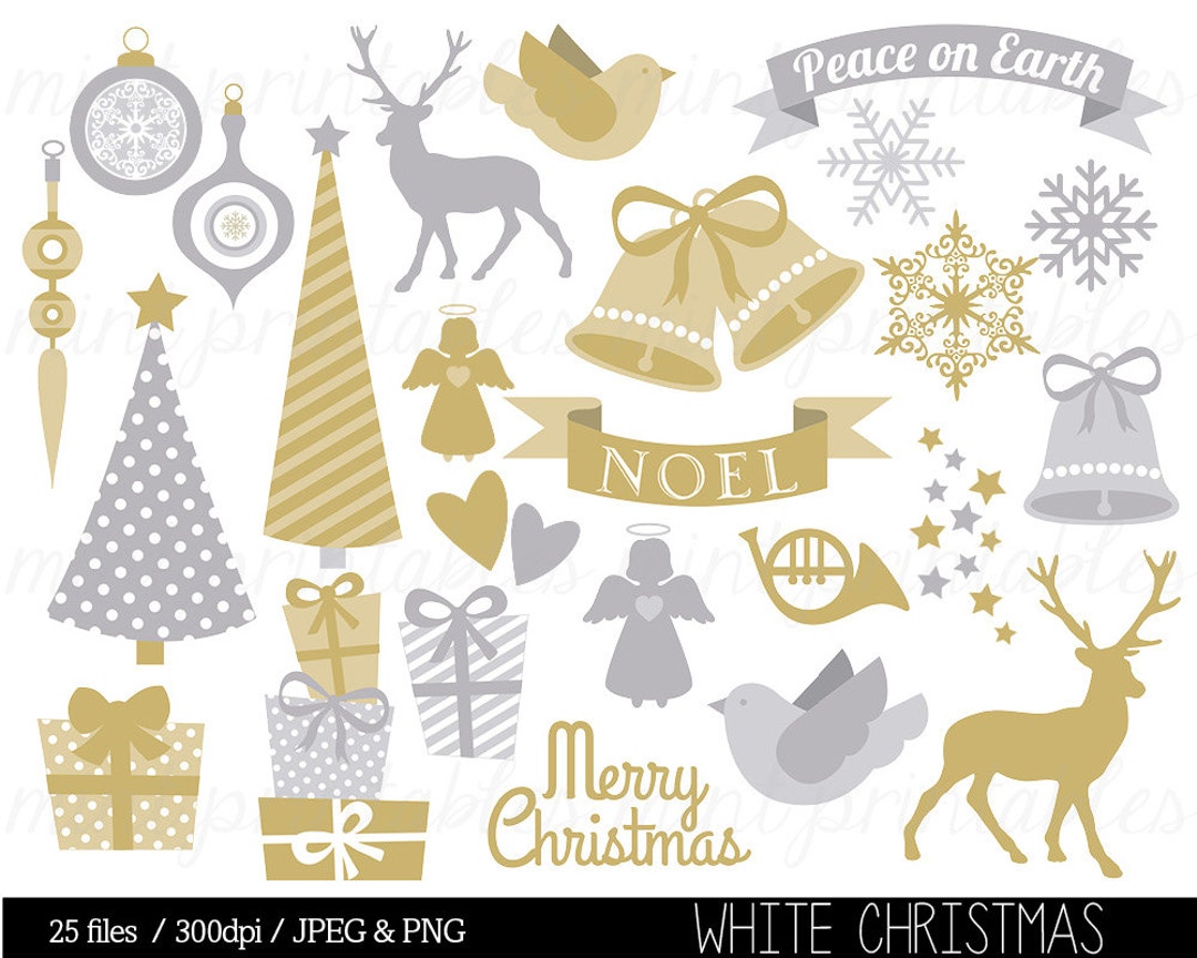 Christmas Clipart, Clip Art, Snowflake, Festive, Angel, Reindeer, Tree ...