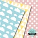 Pastel Baby Digital Paper Pink Blue Mint Green Lilac Baby - Etsy